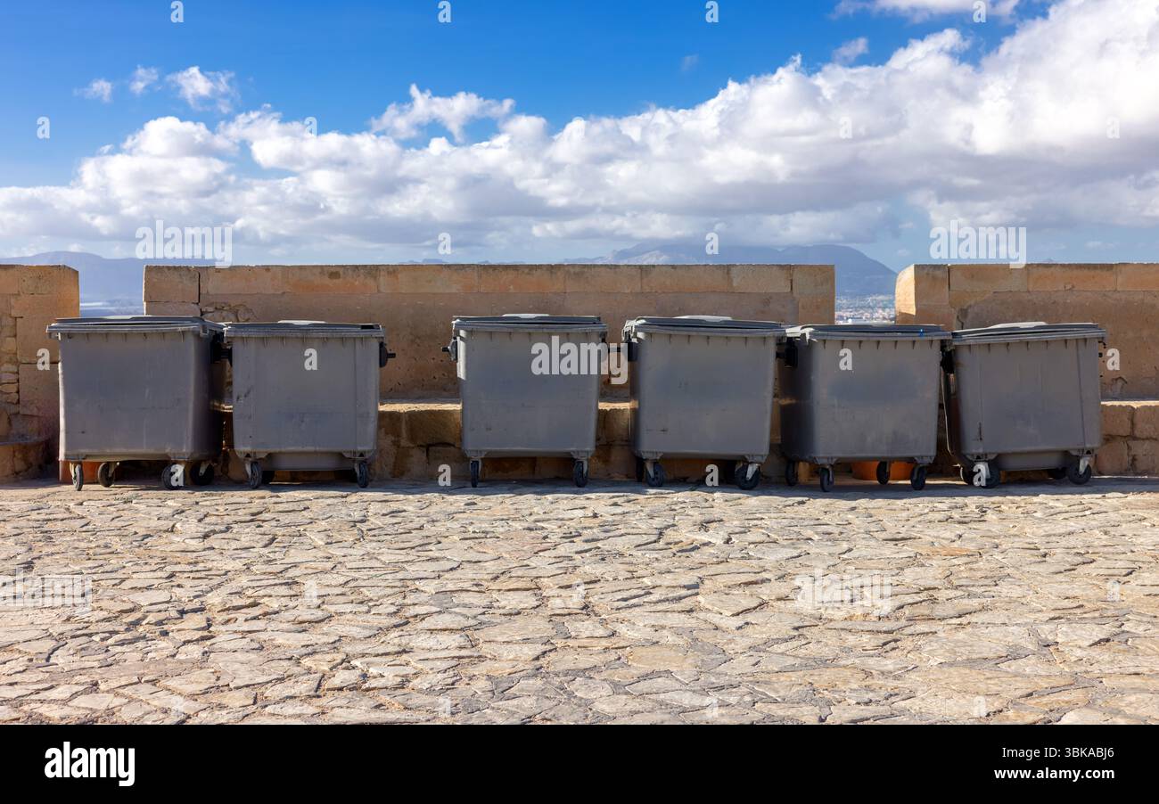 Closeup trash can container hi-res stock photography and images - Alamy