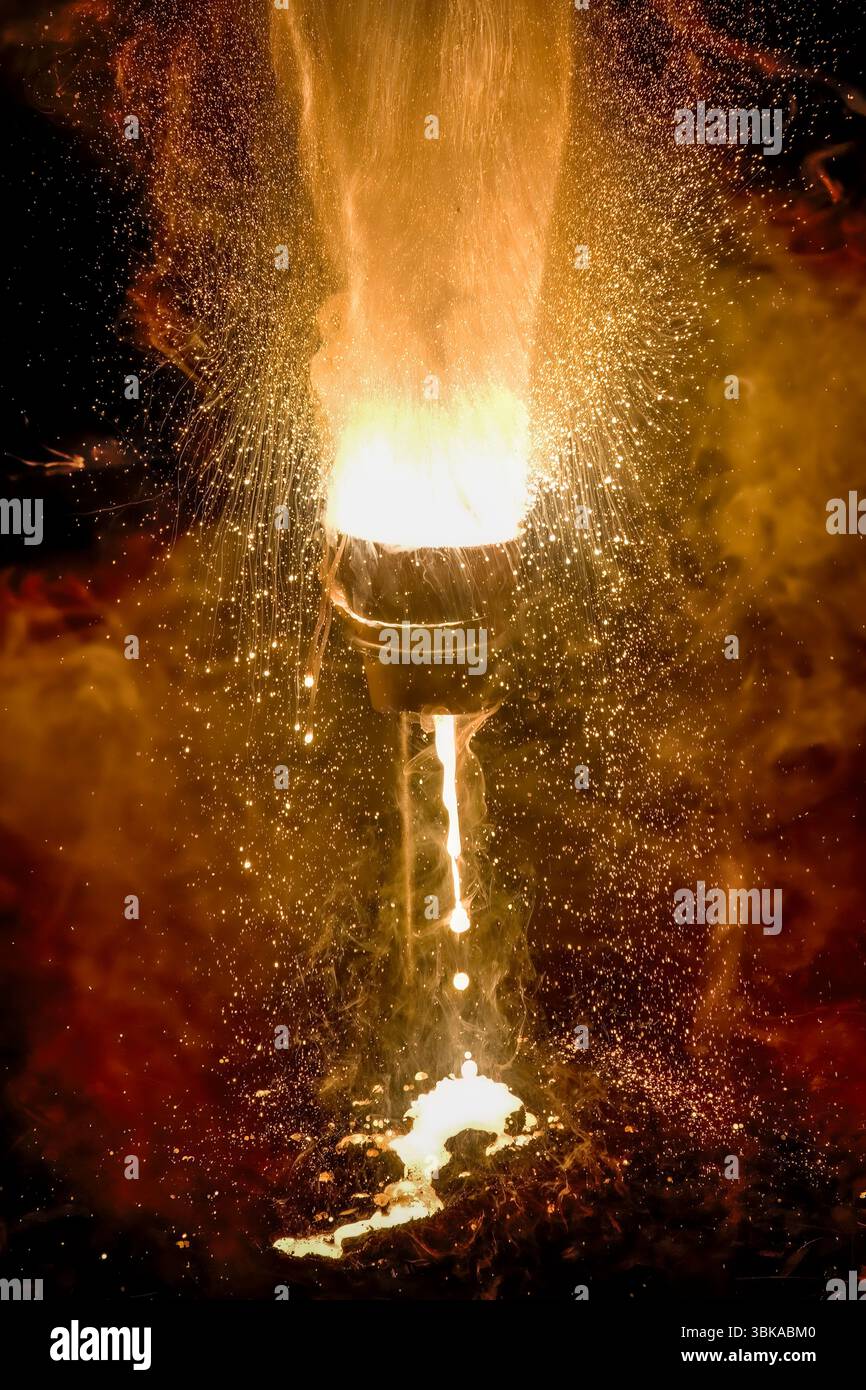 The thermite reaction is a highly exothermic chemical process in which ...