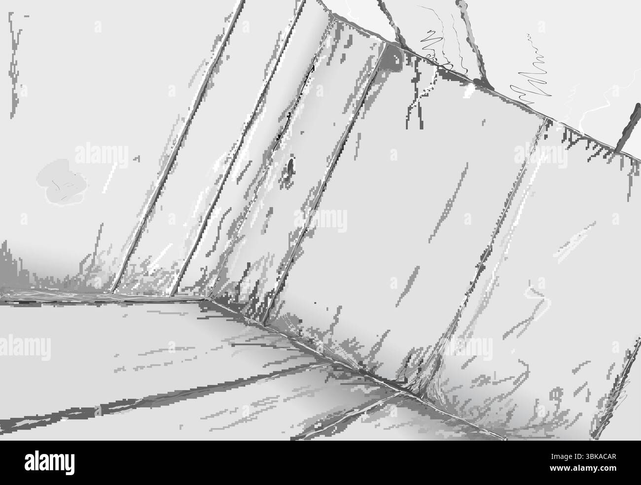 Interior architecture empty stage Stock Vector Images - Alamy