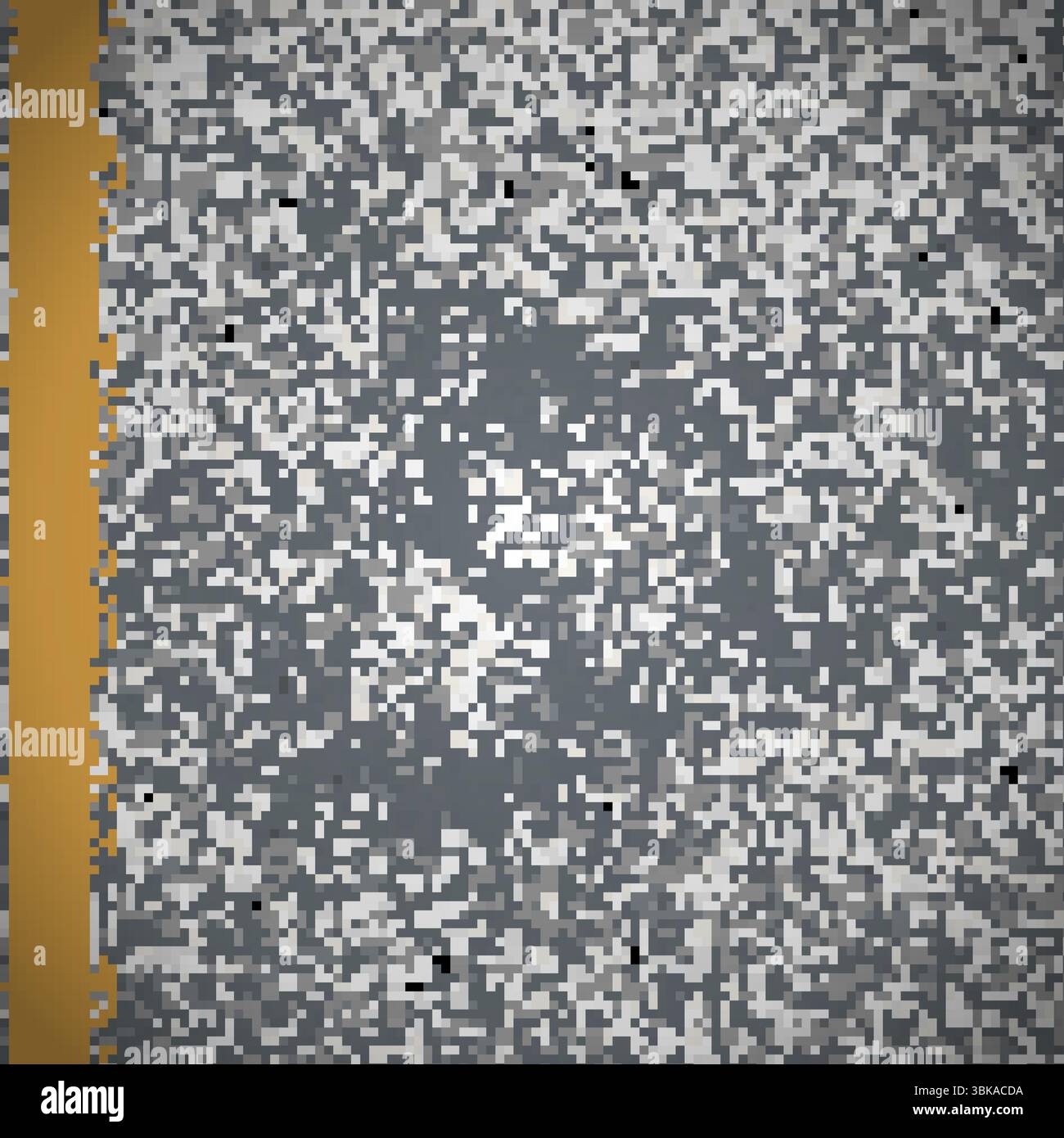 Asphalt abstract vector road pavement with cracked yellow marking Stock ...