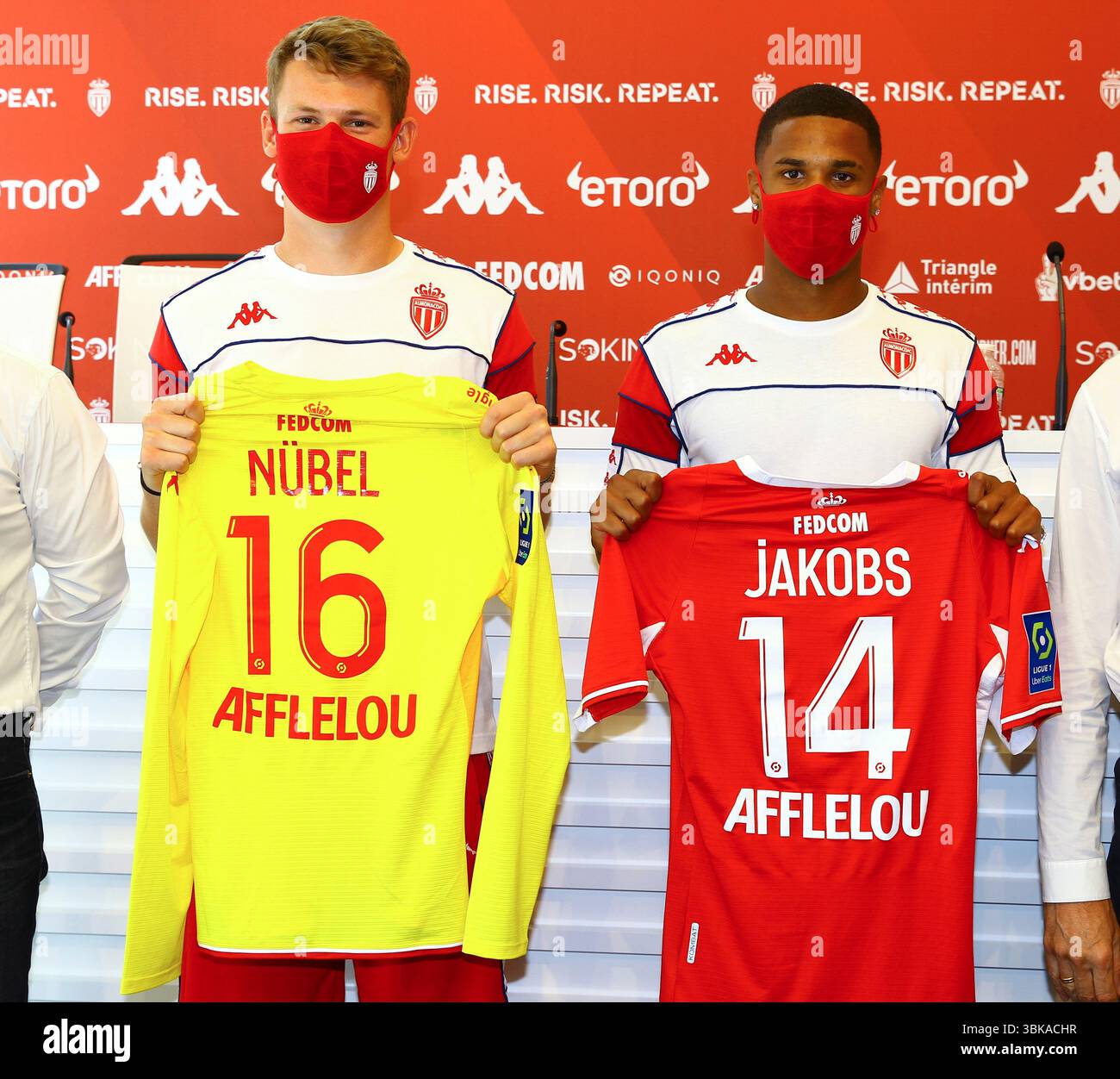 La Turbie, France - August 02, 2021: AS Monaco new german Players ...