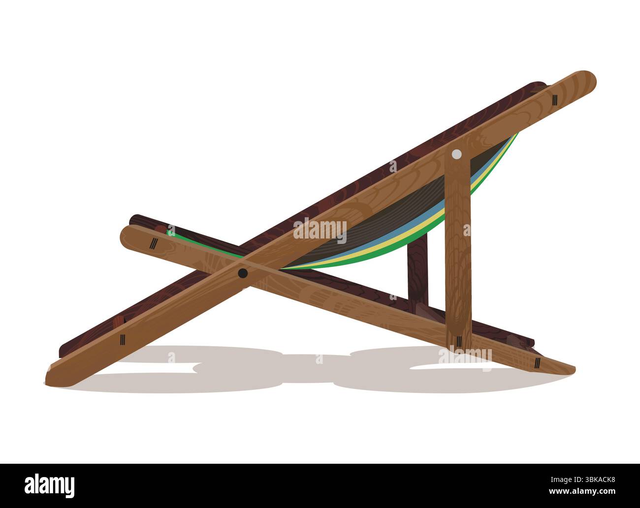 Good time at the beach Stock Vector Images - Alamy