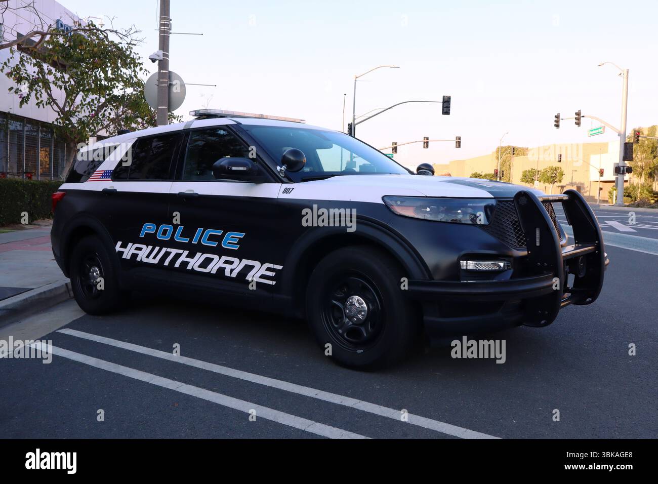Hawthorne (LA County), California: Hawthorne Police Department Patrol ...