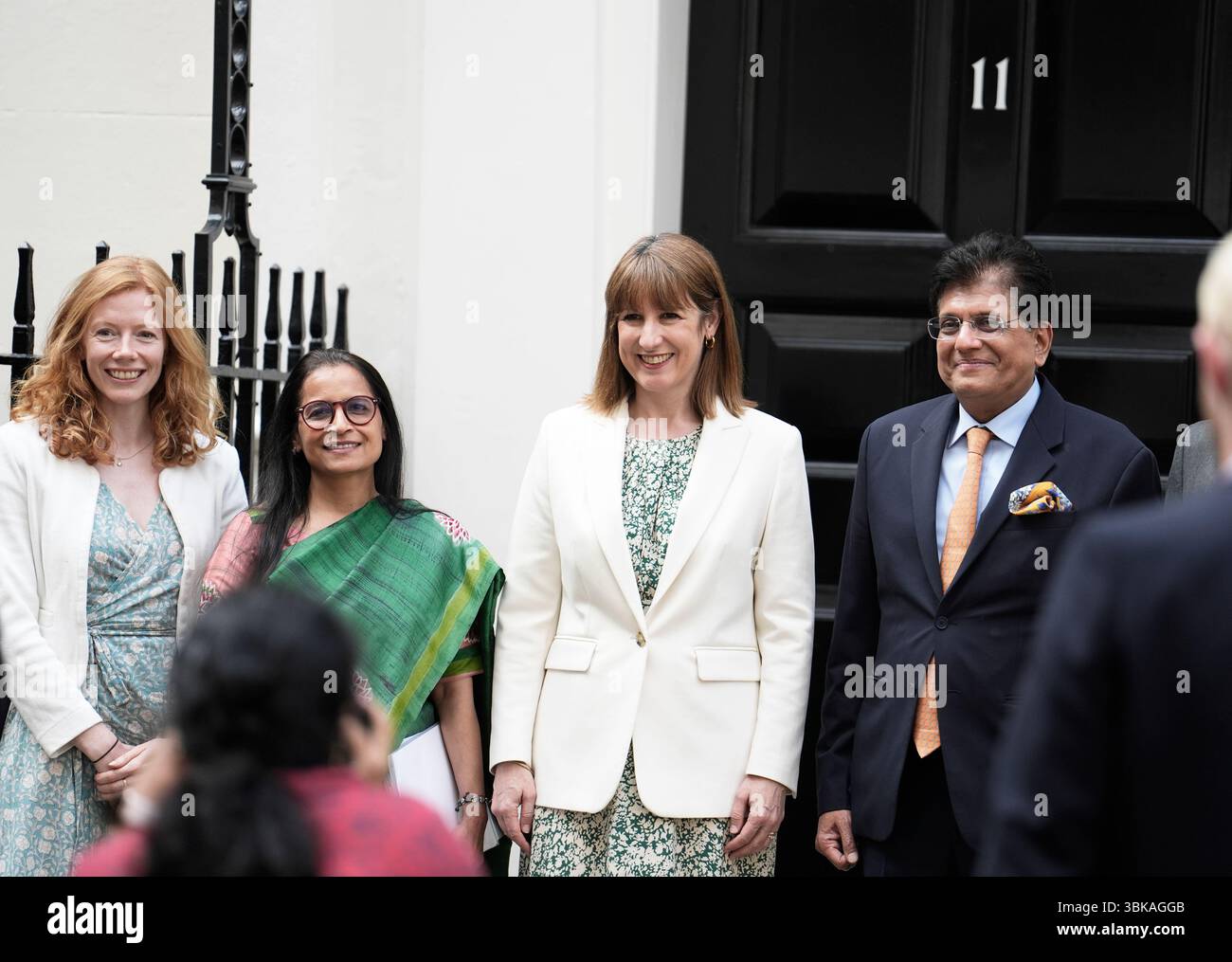Chancellor of the Exchequer Rachel with Indian Commerce Minister Piyush ...
