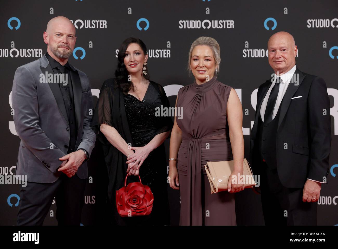 (left to right) Professor Declan Keeney, Northern Ireland deputy First ...