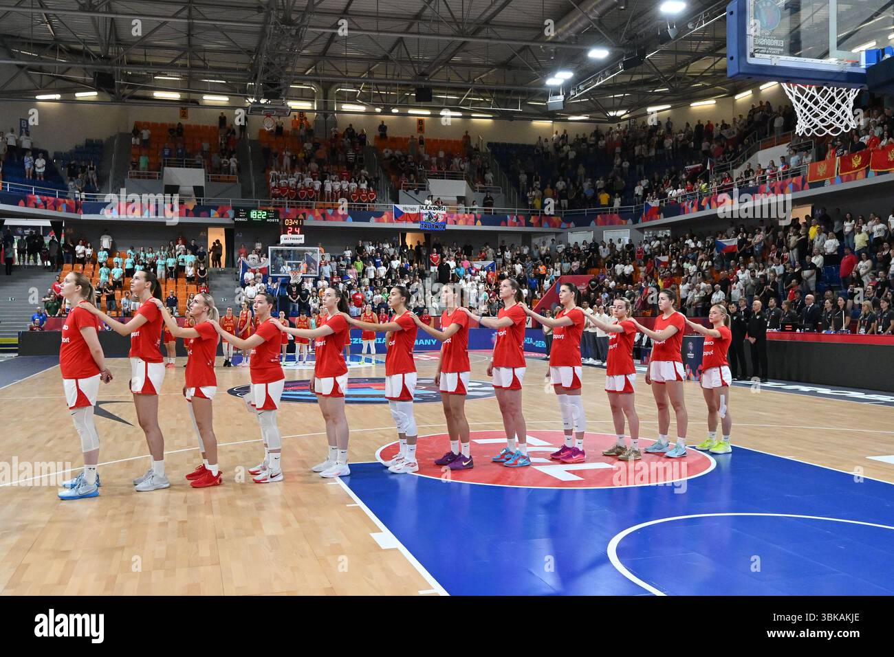 Women's basketball European Championship, Group C game: Czechia vs ...