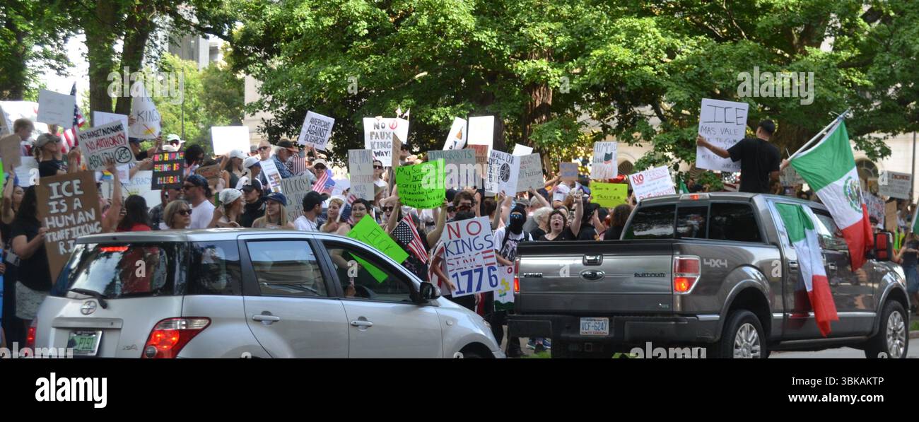 There were many signs and symbols on display at the Raleigh, NC, NO ...