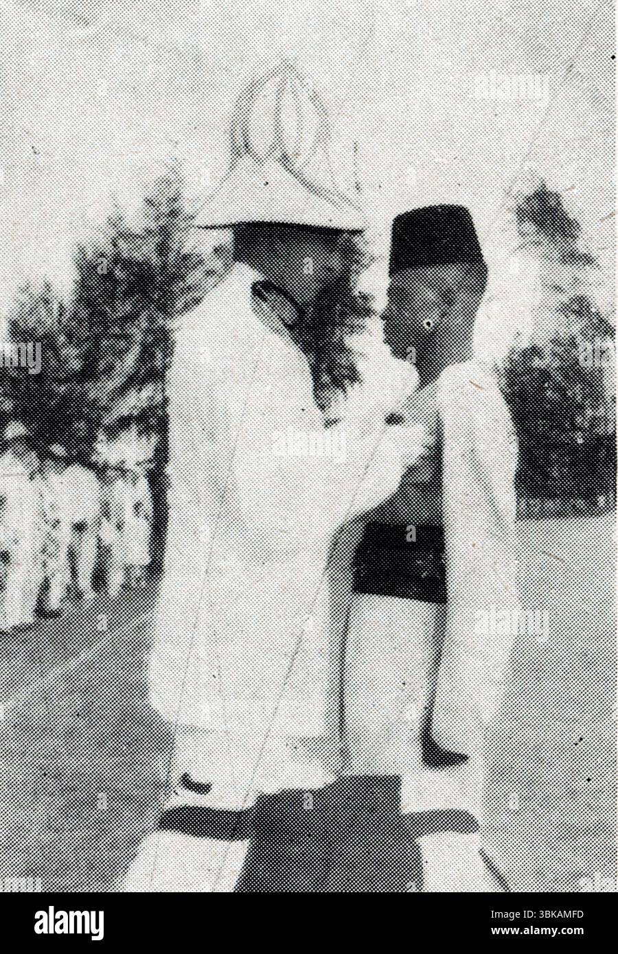 A recipient of a medal on the 1st of February Parade 1950, James Usoka ...
