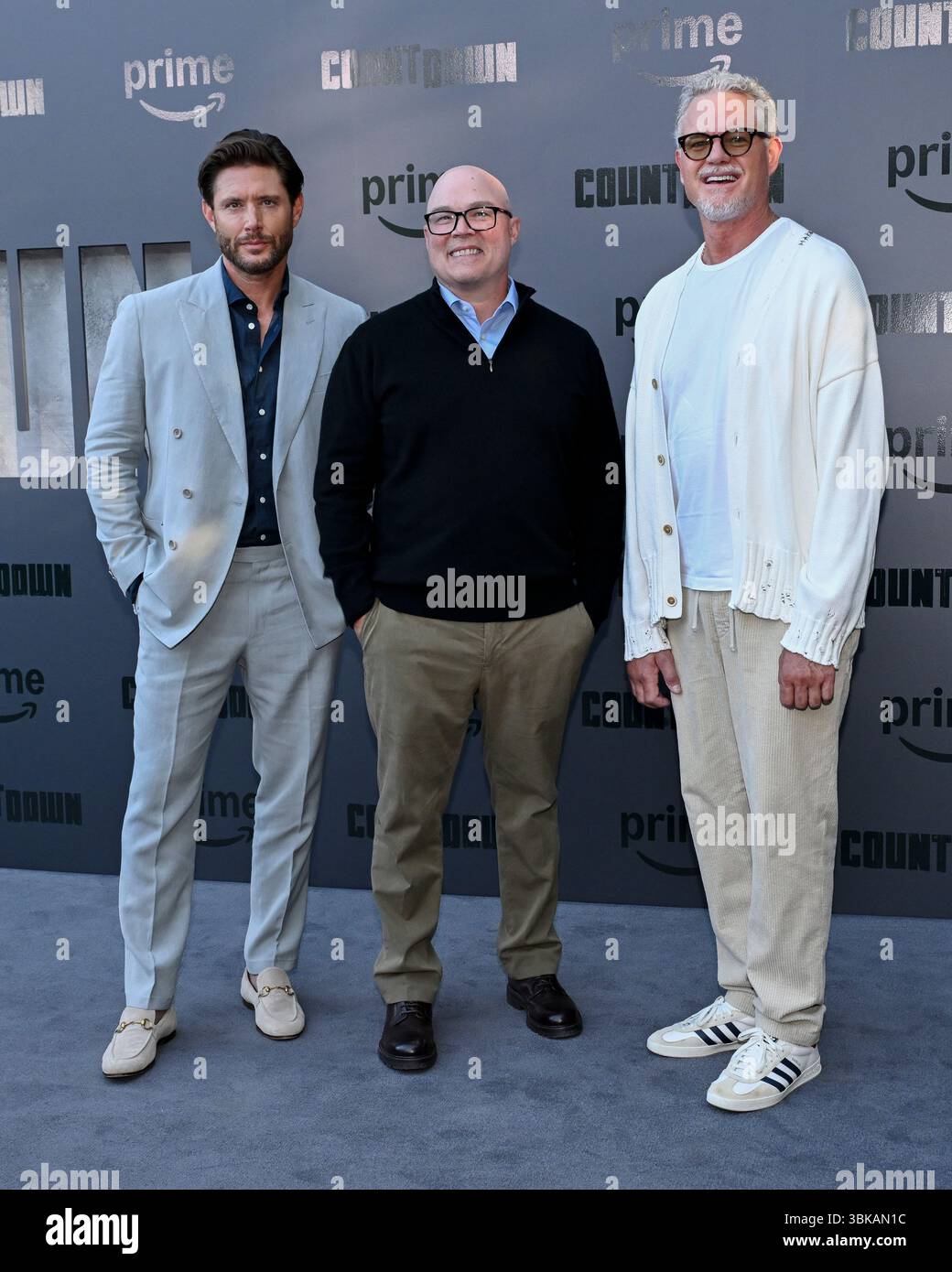 June 18, 2025, Hollywood, California, USA: (L-R) Jensen Ackles, Derek ...