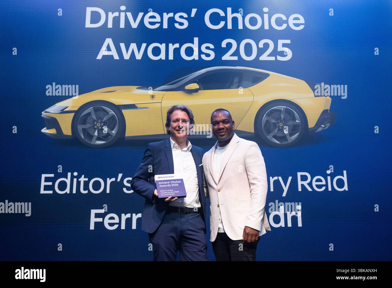 EDITORIAL USE ONLY Rory Reid (R), Autotrader's YouTube Director ...