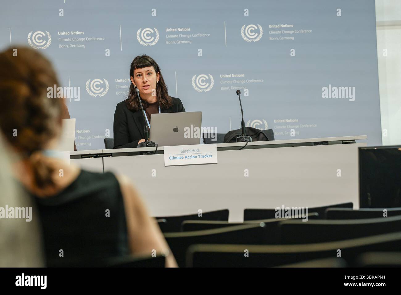 Bonn, Germany, Germany. 19th June, 2025. SARAH HECK, of Climate Action ...