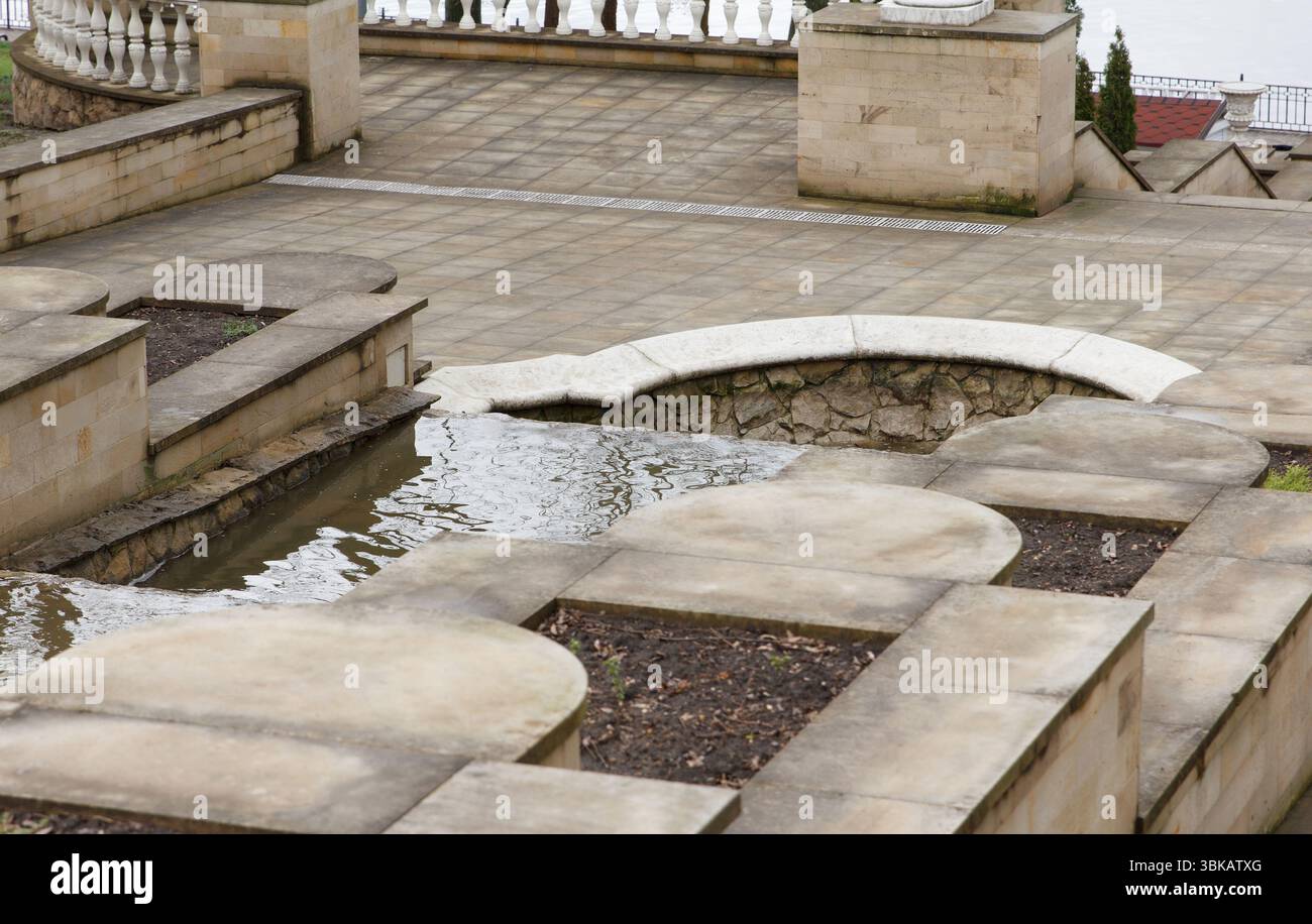 Stone terrace hi-res stock photography and images - Alamy