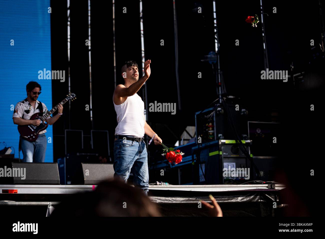 David Bruno performs on stage at MEO Kalorama 2025 in Lisbon, Portugal, on June 19, 2025. MEO ...