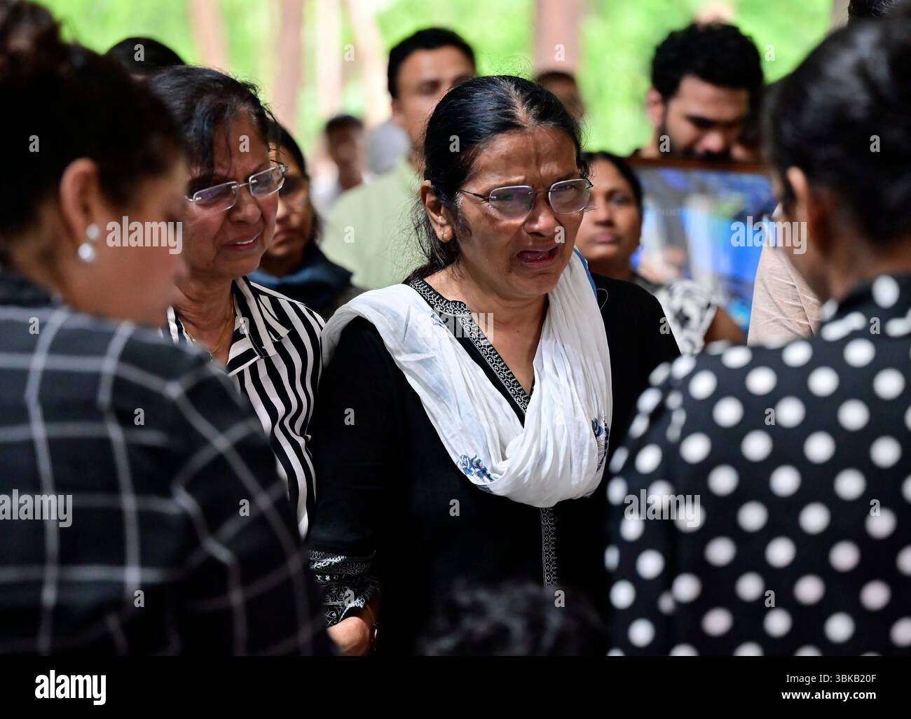 MUMBAI, INDIA - JUNE 19: Rekha, mother of Late Clive Kunder, relatives ...