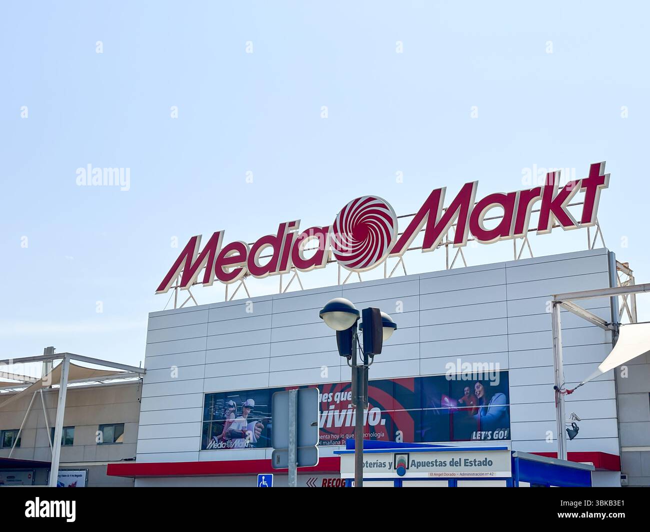 Alicante, Spain - June 18, 2025: Media Markt storefront features ...