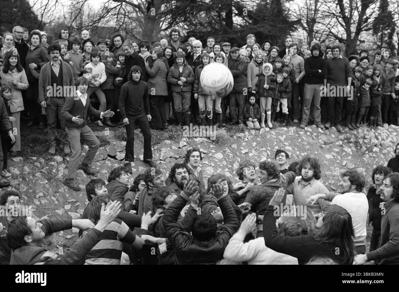 Royal Shrovetide Football. Ashbourne takes place annually on Shrove ...
