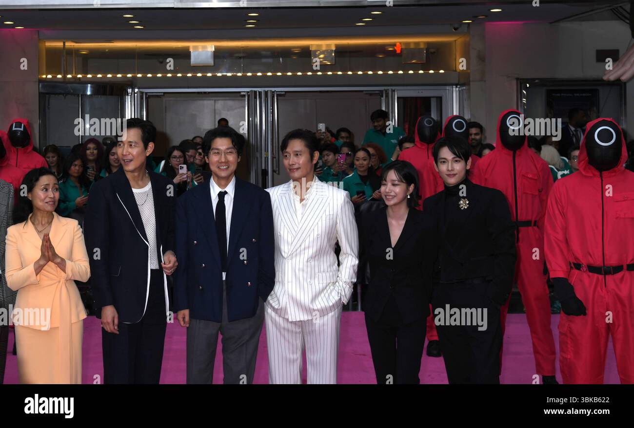 June 18, 2025, New York, Ny, United States: Kang Ae-shim, Lee Jung-jae ...