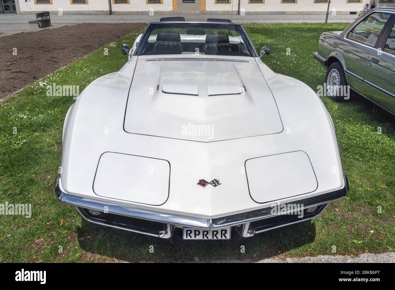 Classic car meeting, Chevrolet Corvette Stingray 1969, Kempten, Allgaeu ...