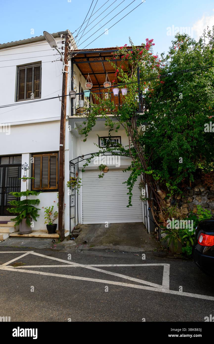 Old street in Lefke town, Northern Cyprus Stock Photo - Alamy