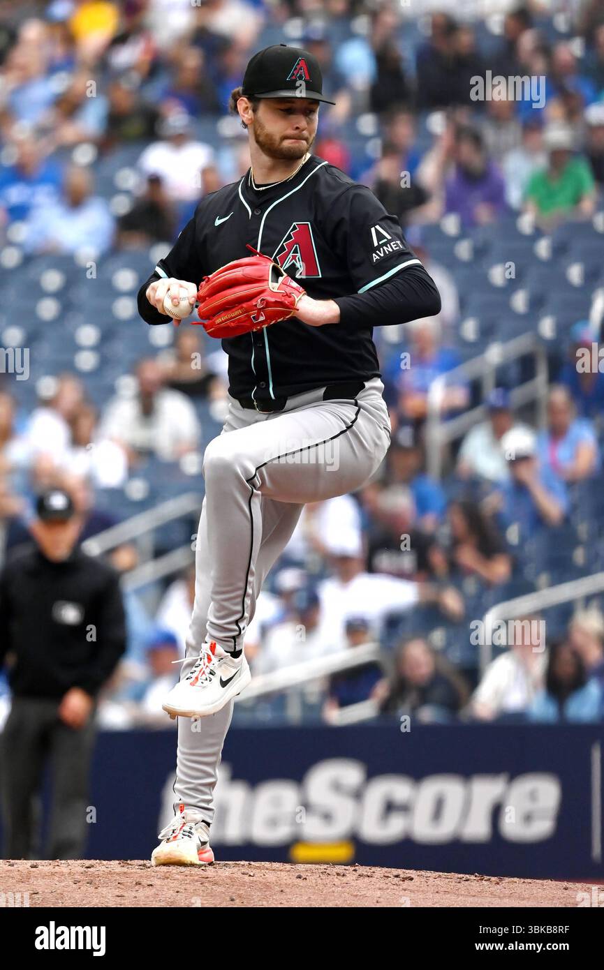 Toronto, Canada. 19th June, 2025. Arizona Diamondbacks relief pitcher ...