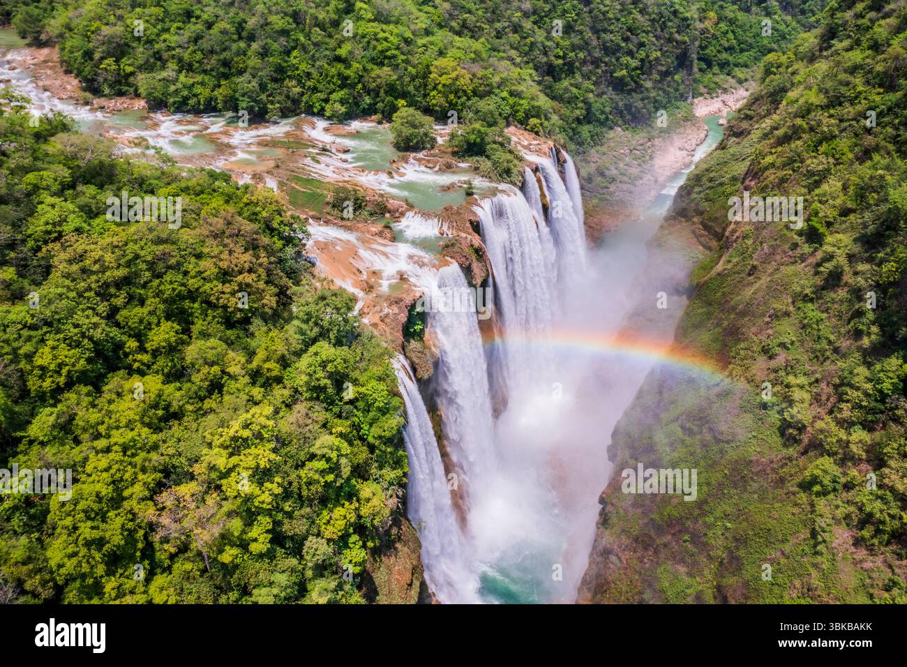 Tamul Waterfall, Huasteca Potosina, San Luis Potosí, Mexico Stock Photo ...