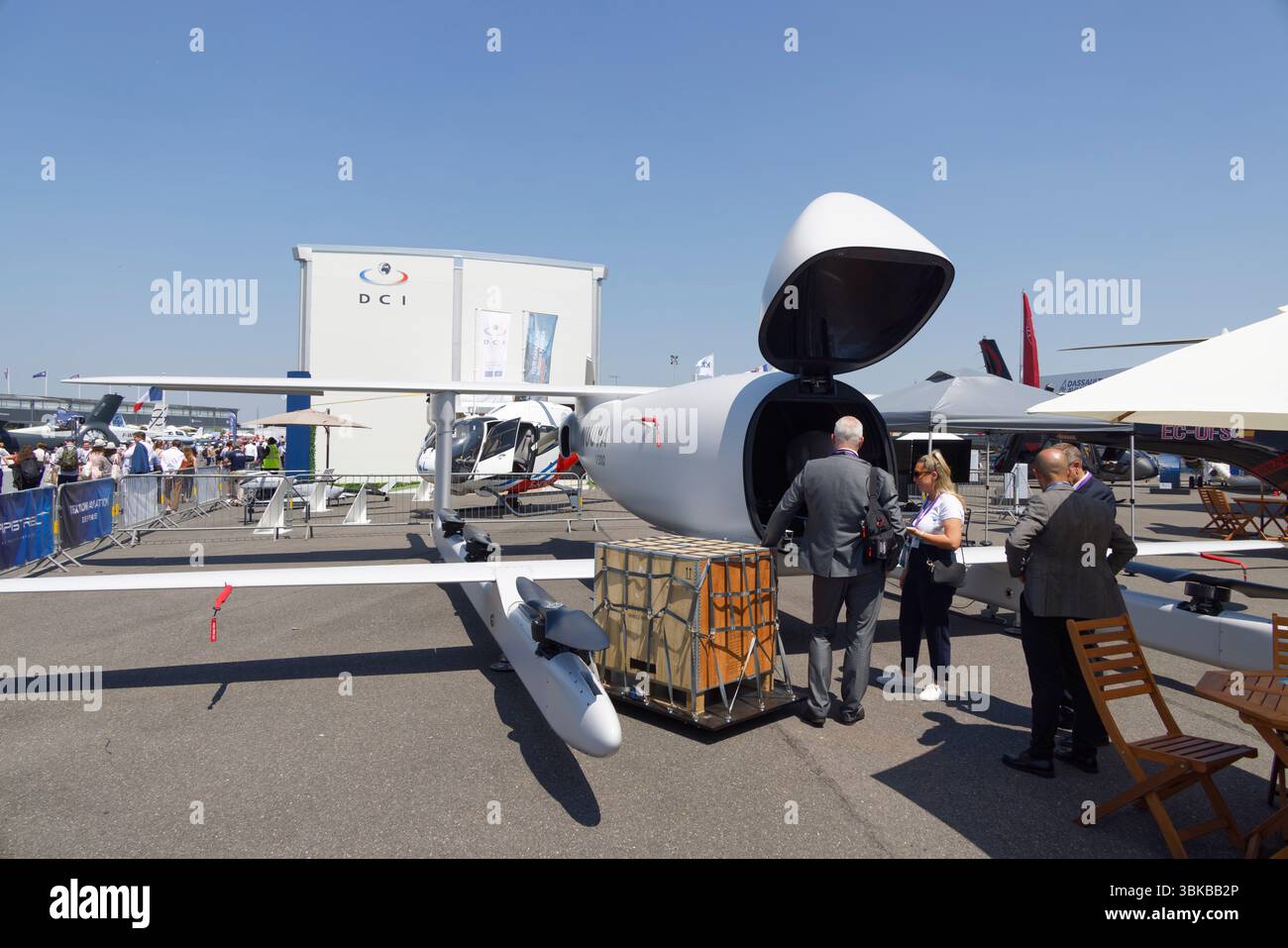 Paris-Le Bourget, France. 19th June, 2025. Pipistrel Nuuva V300, hybrid ...