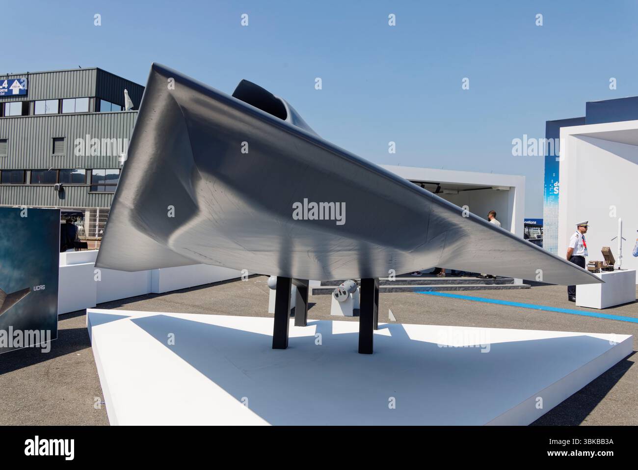 Paris-Le Bourget, France. 19th June, 2025. Stealth unmanned combat air ...