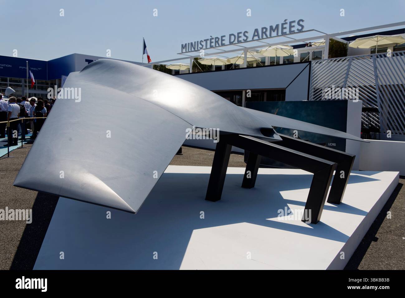 Paris-Le Bourget, France. 19th June, 2025. Stealth unmanned combat air ...