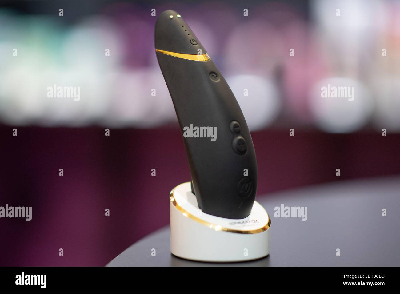 Paris, France. 19th June, 2025. A Womanizer sextoy is displayed at the ...