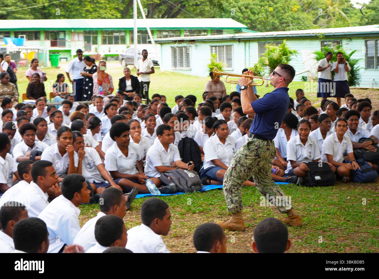 June 11, 2025 - Nadi, Fiji - U.S. Navy Musician 1st Class Jonathan ...