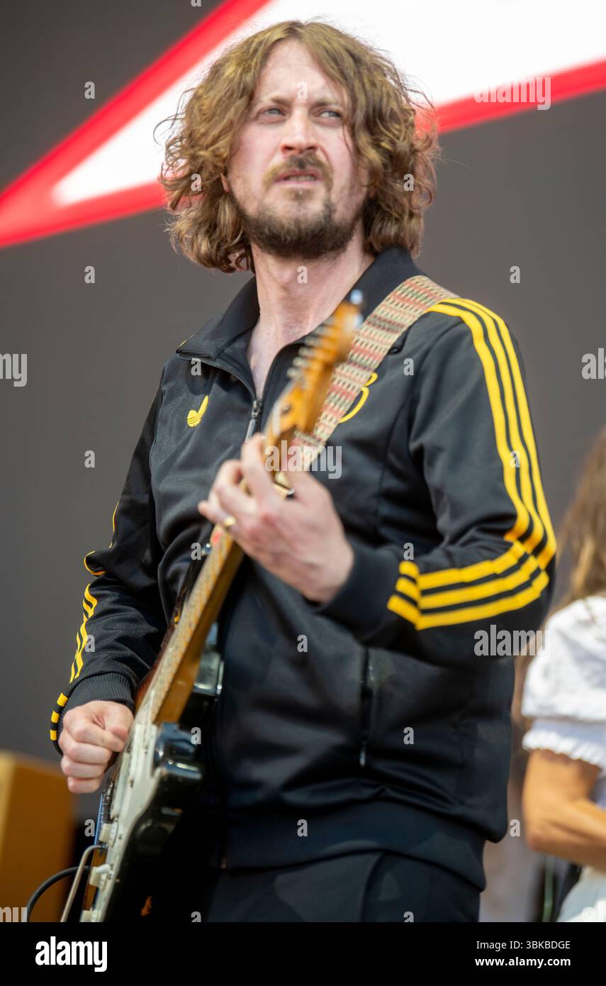 The Zutons performing at the nocturne live,blenheim palace,woodstock ...