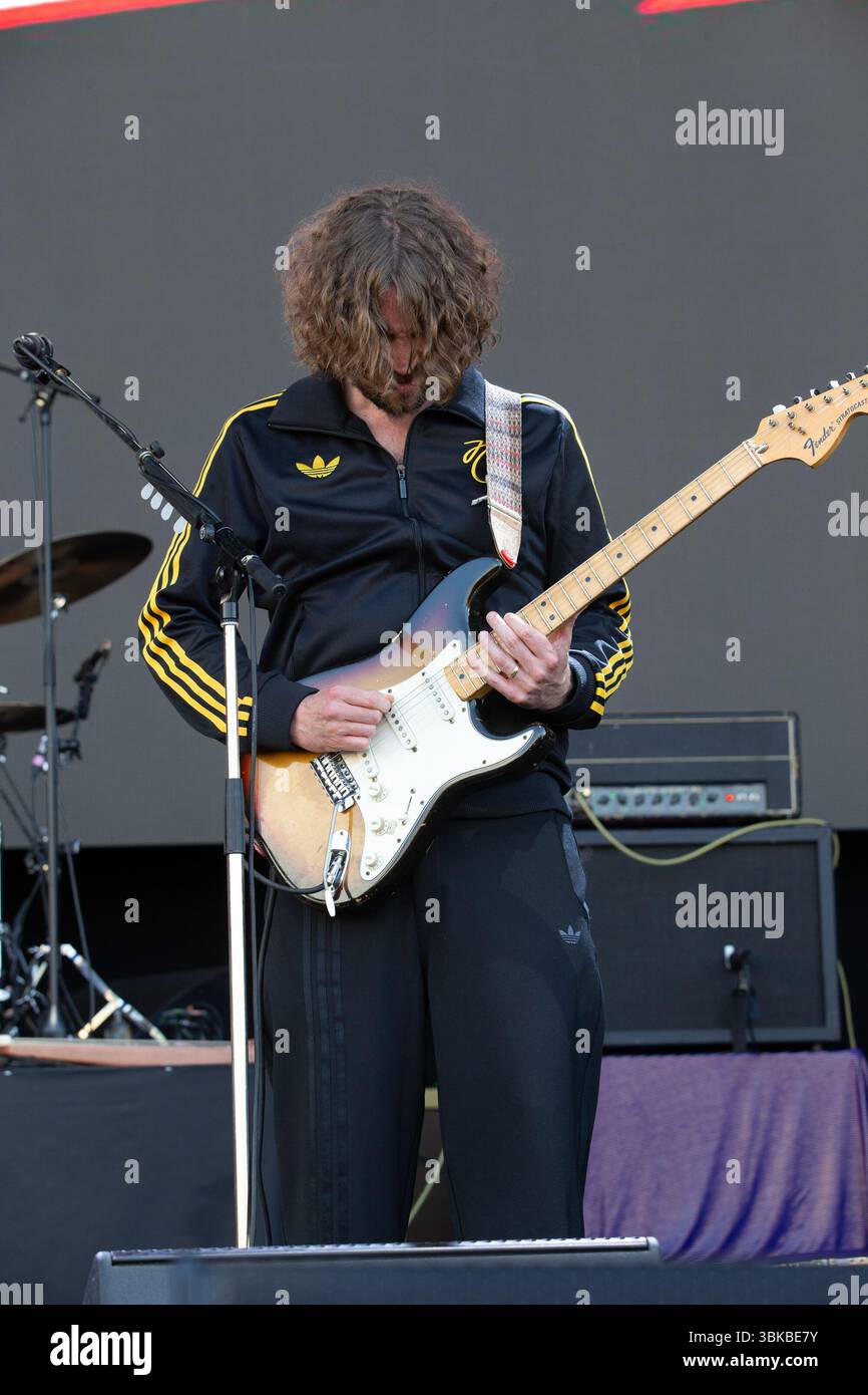 The Zutons performing at the nocturne live,blenheim palace,woodstock ...