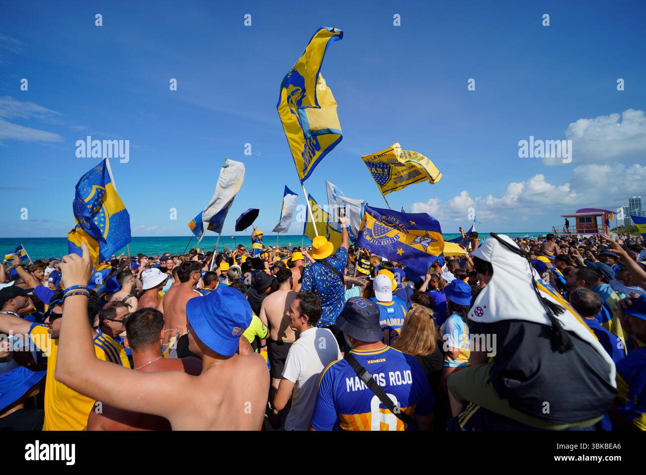Miami Beach, Florida, United States of America. June 19 2025 Boca fans ...