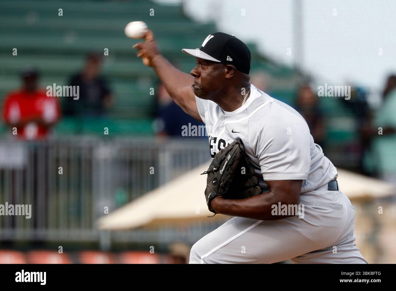 Team West pitcher Jose Contreras throws during the fourth inning of the ...