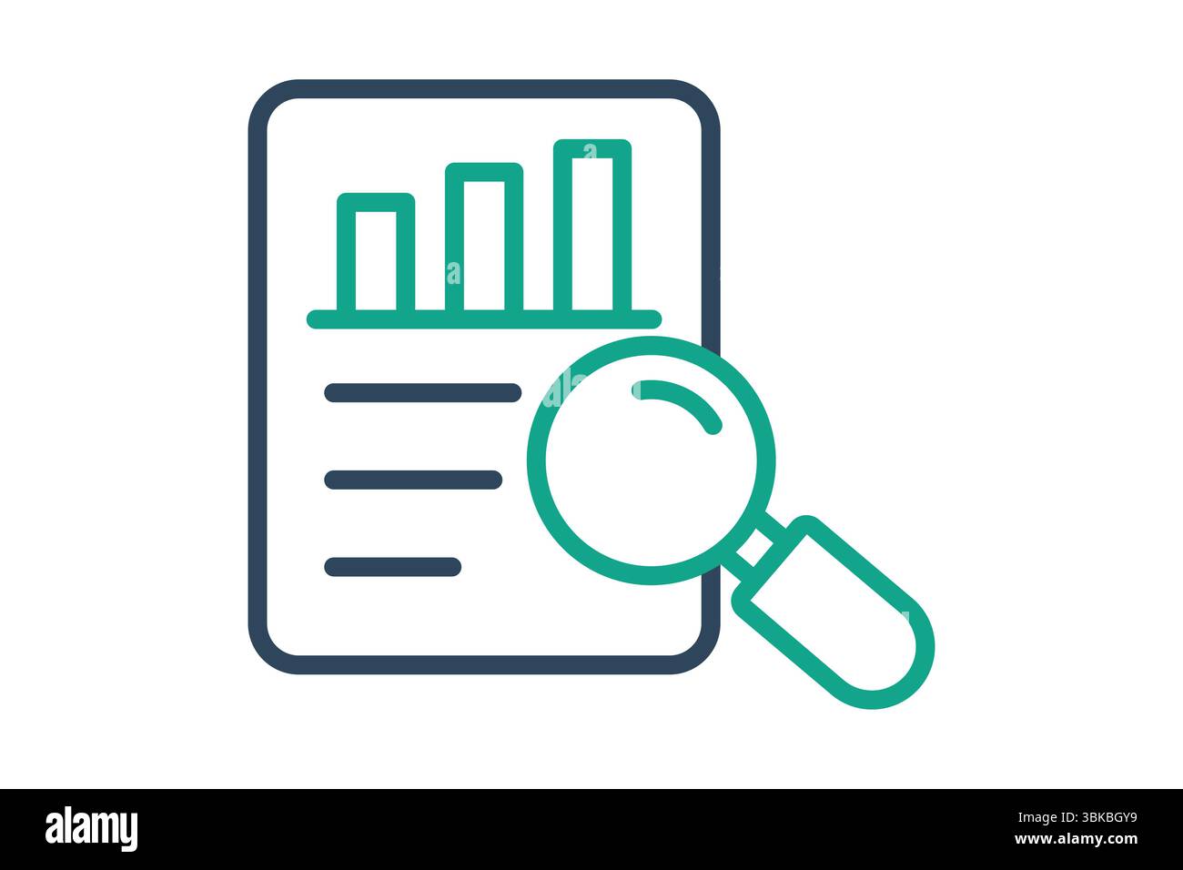 Evaluation icon. line icon style. icon related to assessment. business ...