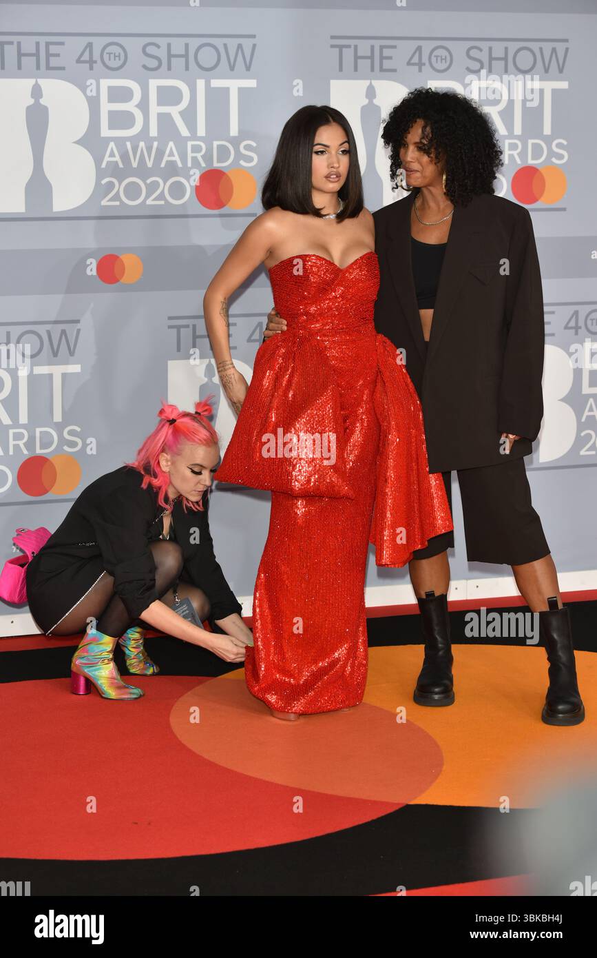 Mabel (Mabel McVey) and mother, Neneh Cherry The 40th Brit Awards 2020 ...