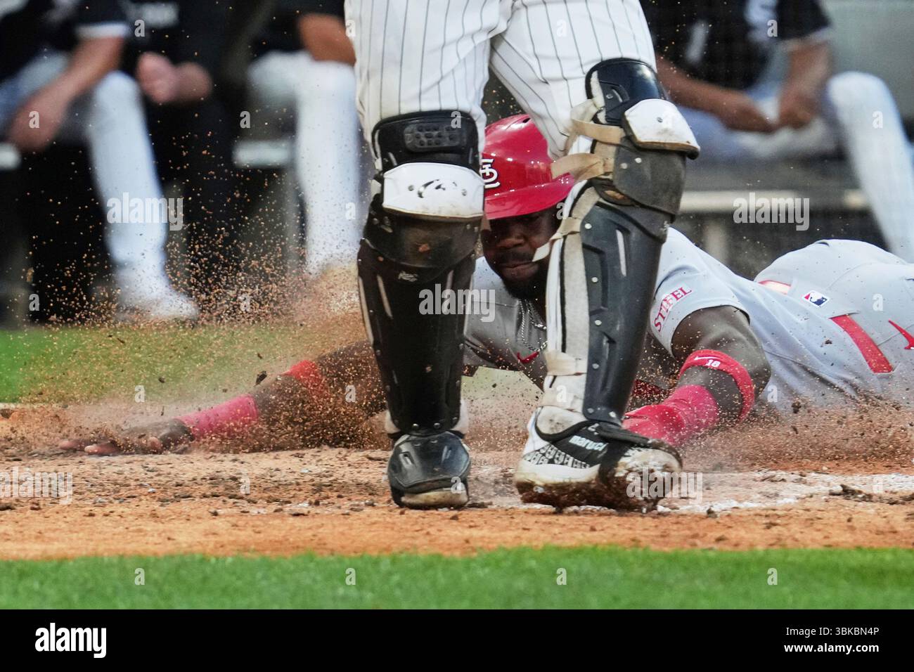 St. Louis Cardinals' Jordan Walker scores on a one-run single by Nolan ...