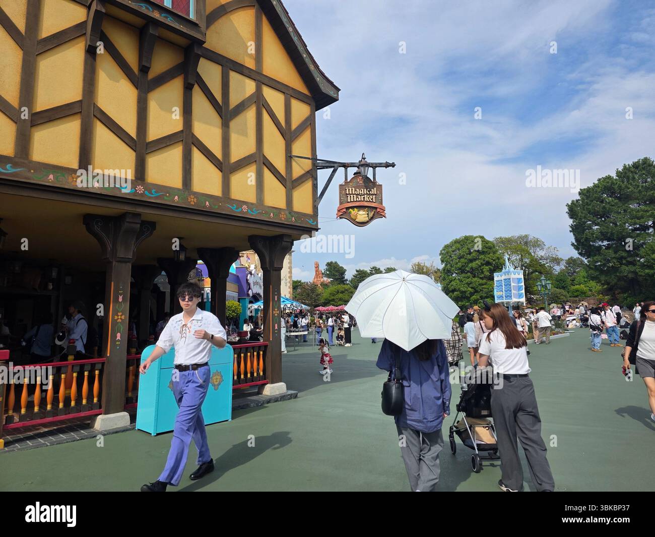 Walking Inside of Disney Tokyo Stock Photo - Alamy