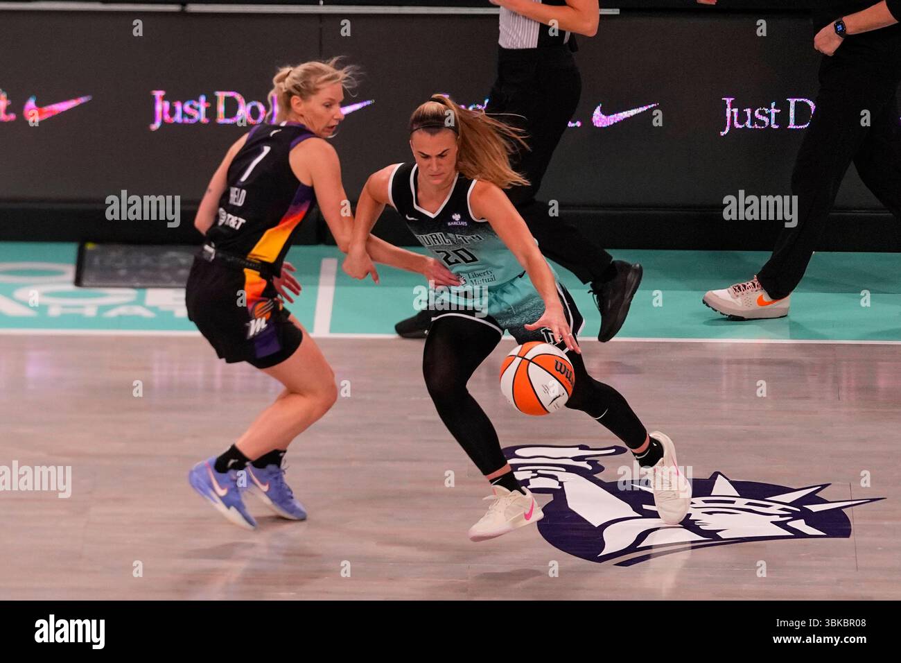 BROOKLYN, NY - JUNE 19: New York Liberty Guard Sabrina Ionescu (20 ...