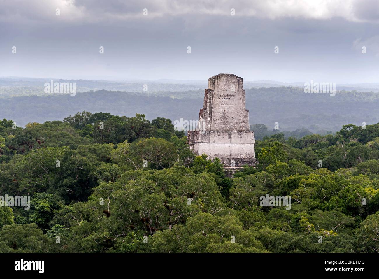 A visit at Tikal Archeological Site, Petén Region, Guatemala Stock ...