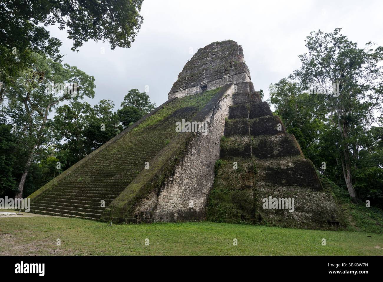 A visit at Tikal Archeological Site, Petén Region, Guatemala Stock ...
