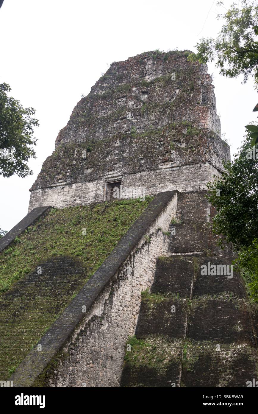 A visit at Tikal Archeological Site, Petén Region, Guatemala Stock ...