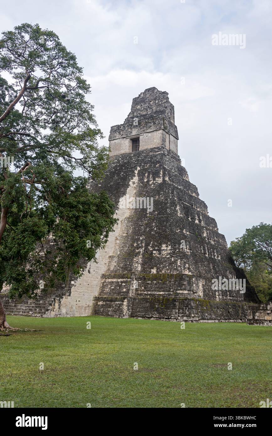 A visit at Tikal Archeological Site, Petén Region, Guatemala Stock ...
