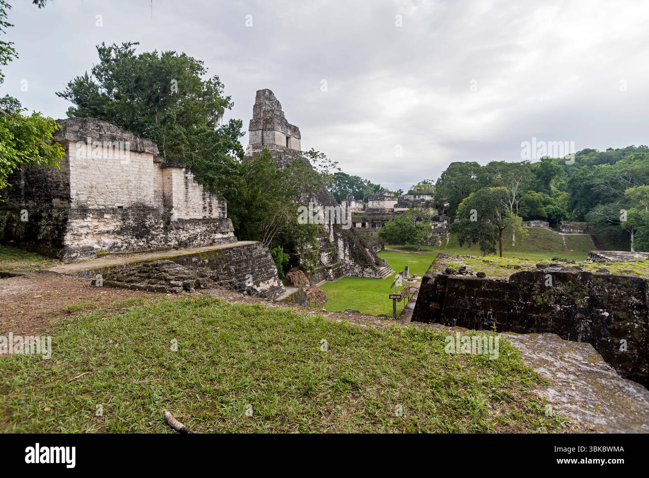 A visit at Tikal Archeological Site, Petén Region, Guatemala Stock ...