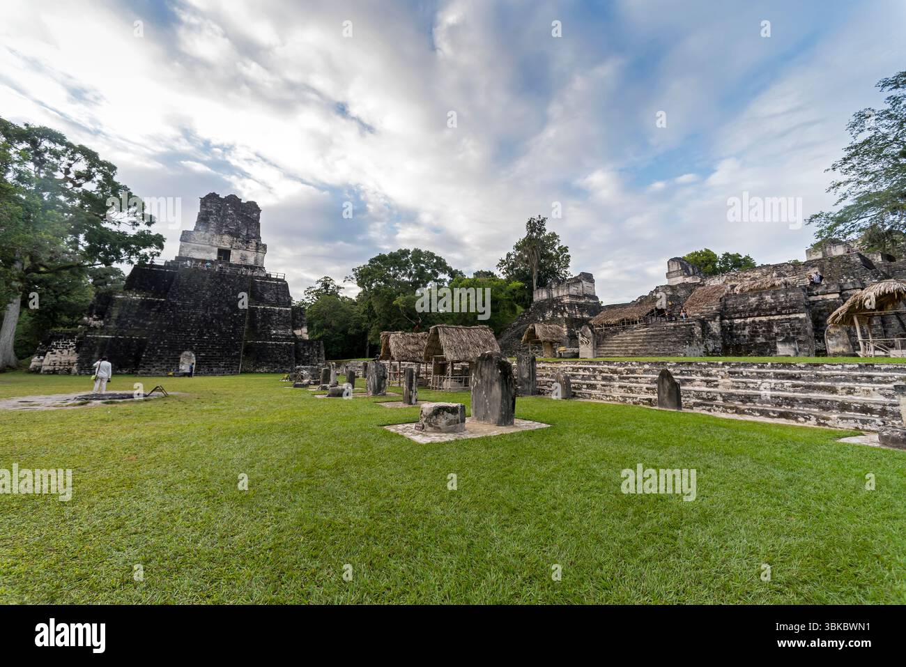 A visit at Tikal Archeological Site, Petén Region, Guatemala Stock ...