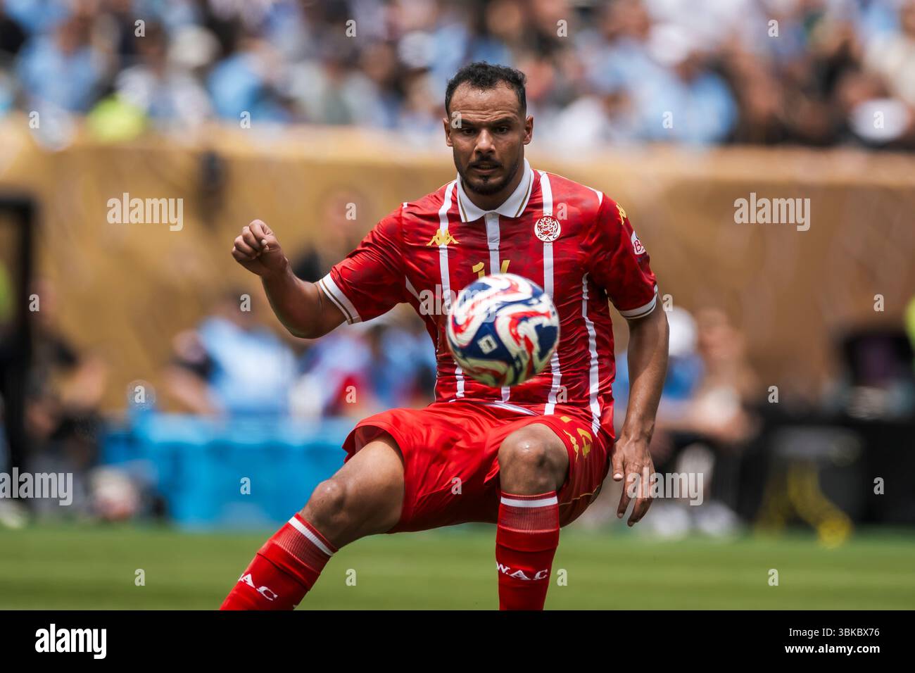 Abdelmounaim Boutouil of Wydad AC in action during the FIFA Club World ...