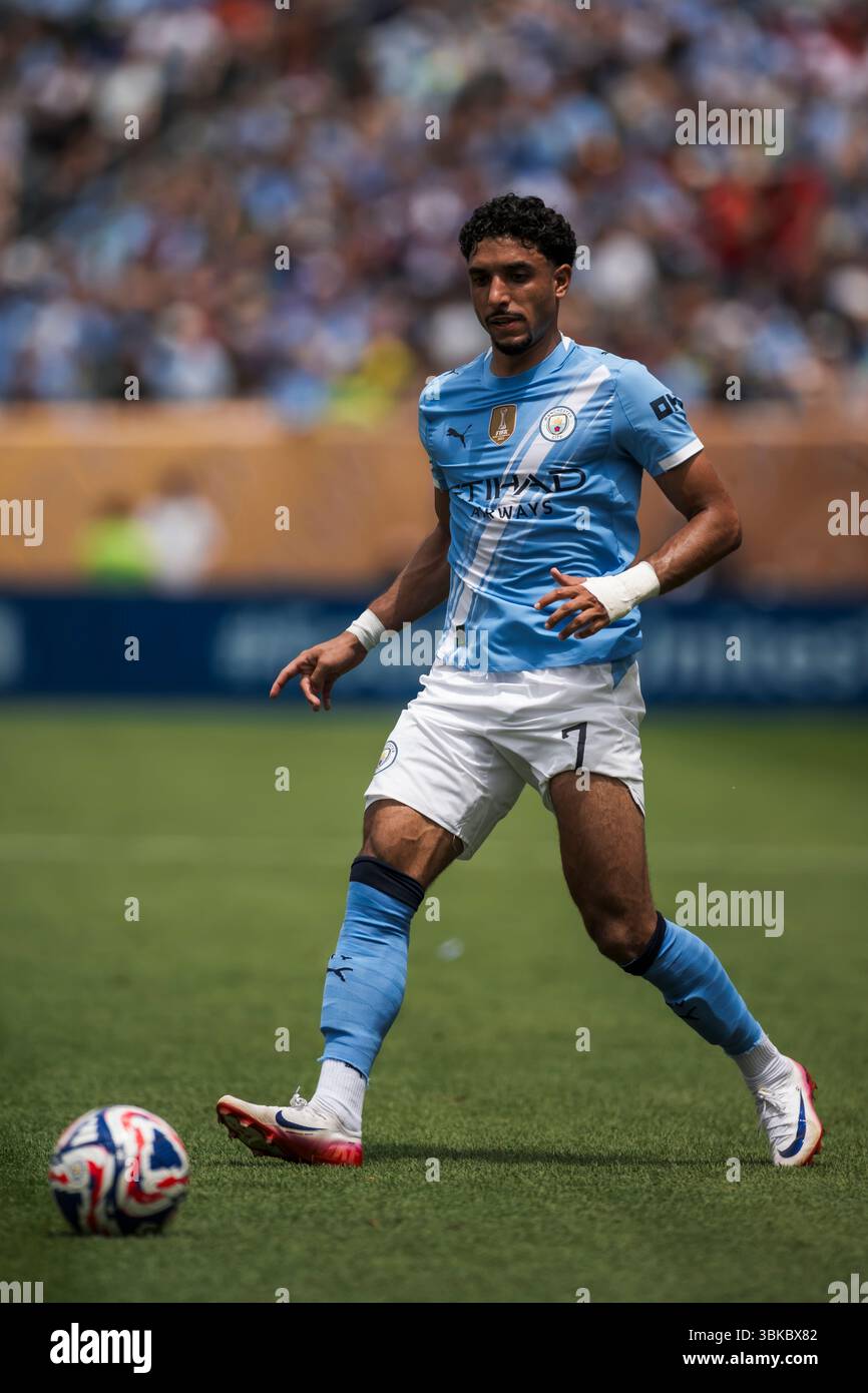 Omar Marmoush of Manchester City FC in action during the FIFA Club ...