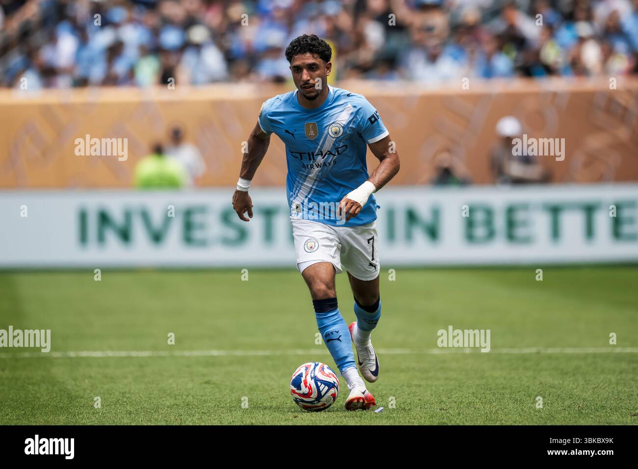 Omar Marmoush of Manchester City FC in action during the FIFA Club ...