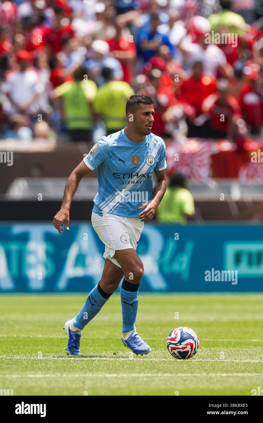 Rodri of Manchester City FC in action during the FIFA Club World Cup ...