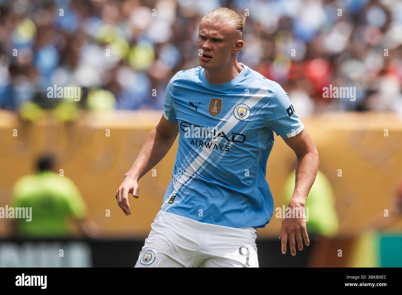 Erling Haaland of Manchester City FC ooks on during the FIFA Club World ...